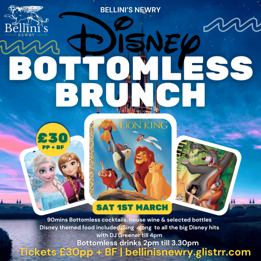 The Ultimate Disney Bottomless Brunch - Bellinis Newry
